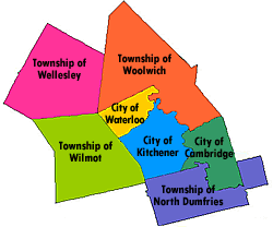 Political Map Of Waterloo Ontario Search: By Region